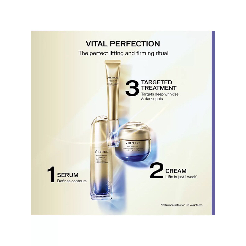 Jual SHISEIDO VITAL PERFECTION LIFT DEFINE RADIANCE SERUM 80ml | Shopee ...
