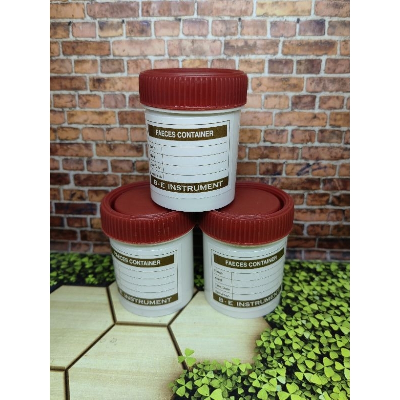Jual Pot Faeces Container 60 mL Harga 1 Pcs ( Minimal Order) | Shopee ...