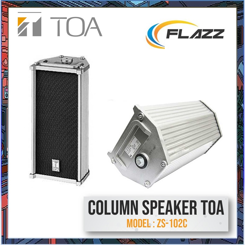 Jual COLUMN SPEAKER TOA SPEAKER KOLOM MODEL ZS-102C | GARANSI RESMI | Shopee Indonesia