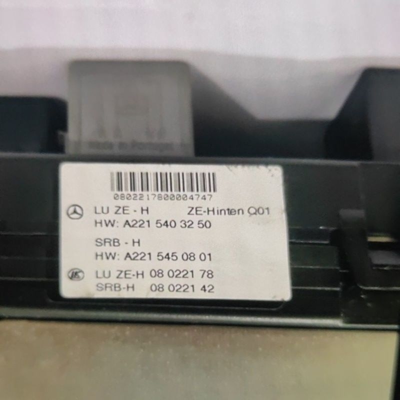 Jual FRONTSAM W221 S CLASS FUSE BOX DRIVER SAM MERCEDES BENZ ORIGINAL ...