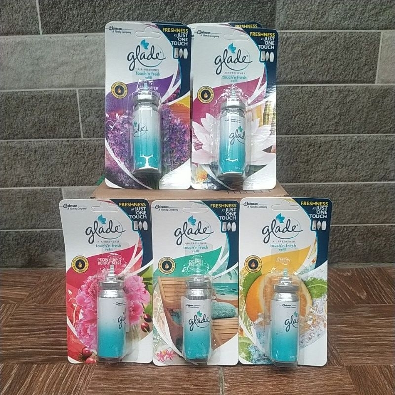 Jual GLADE AIR FRESHENER TOUCH AND FRESH REFILL 9 GRAM | Shopee Indonesia