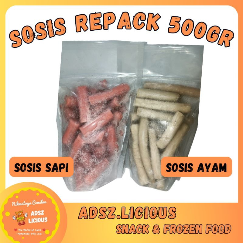 Jual SOSIS REWORK REPACK 500GR | Shopee Indonesia