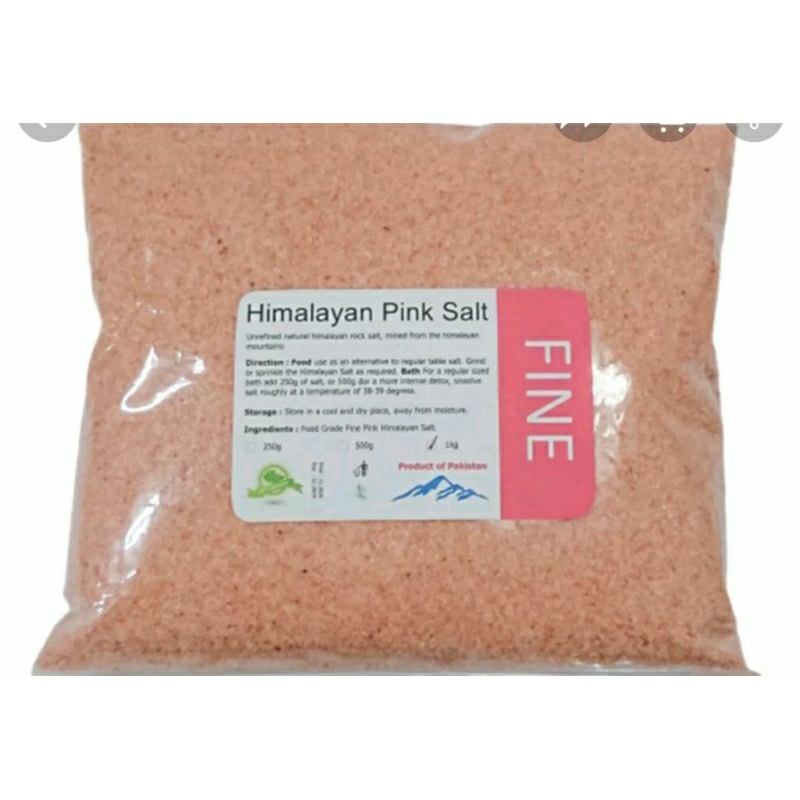 Jual (TERLARIS) Garam hilamaya 1kg-premium himalayan pink salt/him salt ...