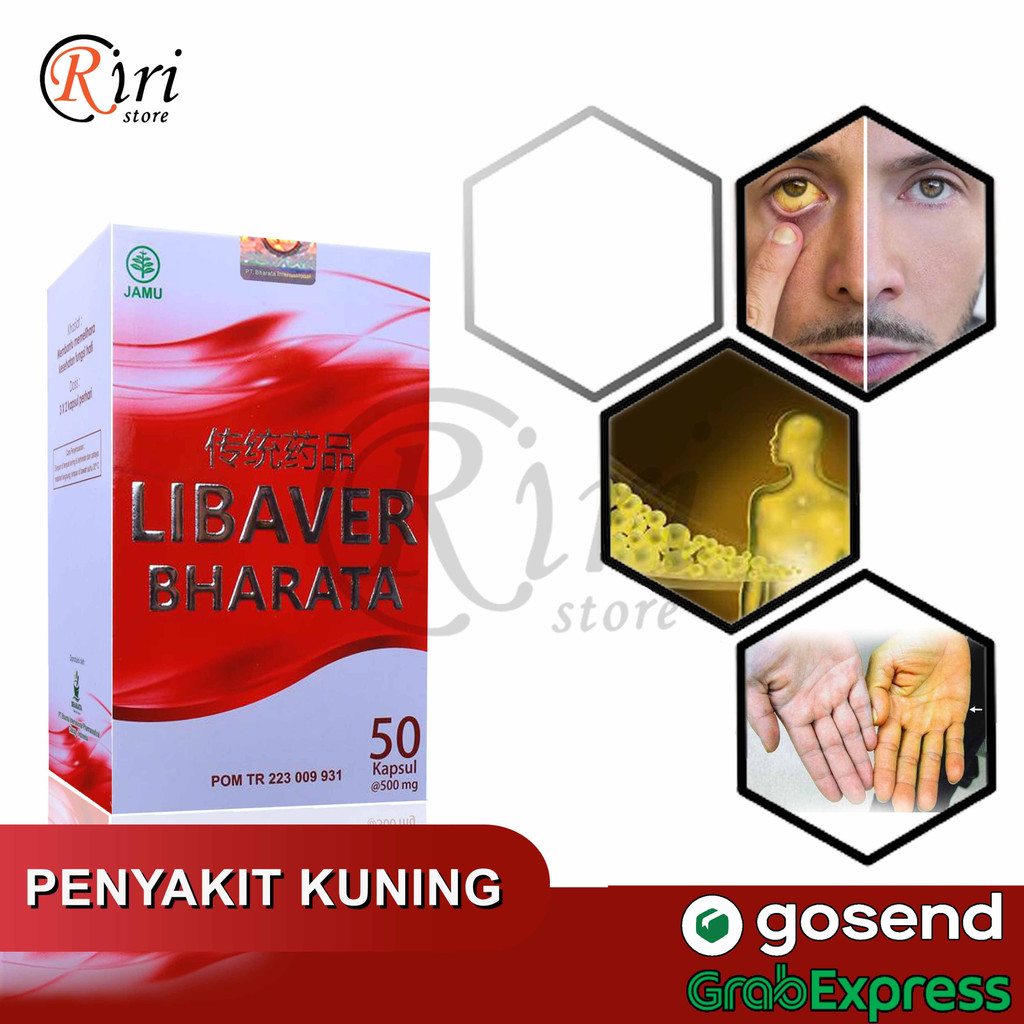 Jual Obat Liver Penyakit Kuning Super Ampuh Libaver Bharata Asli 100% ...