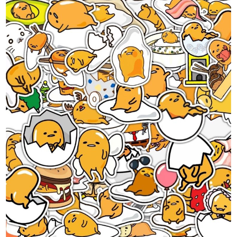 Jual Stiker Gudetama 30pcs Sanrio lazy egg Sticker Pack | Shopee Indonesia