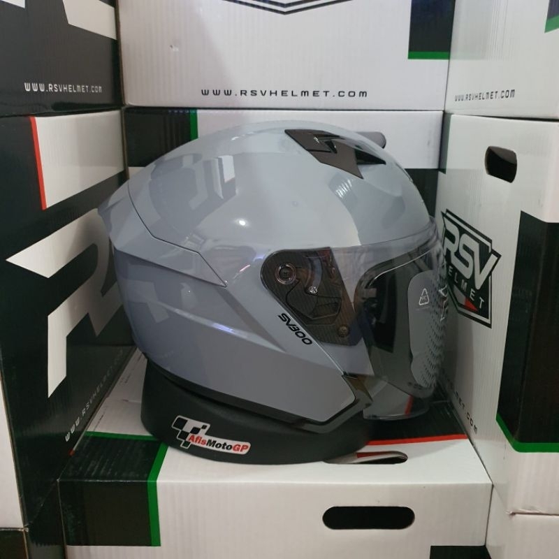 Jual helm rsv sv300 modern grey 2 visor sv 300 grey glossy abu double ...