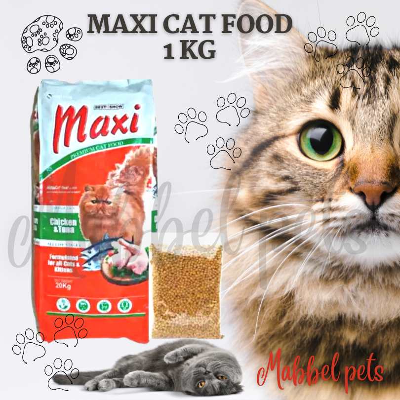 Jual Maxi cat food 1kg - Makanan untuk Kucing MAXI CAT FOOD | Shopee ...