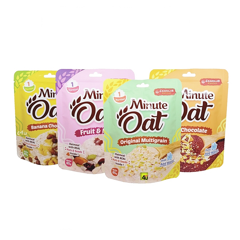 Jual Granolab Muesli MINUTE OAT - Luxury Oatmeal - 65 gr | Shopee Indonesia