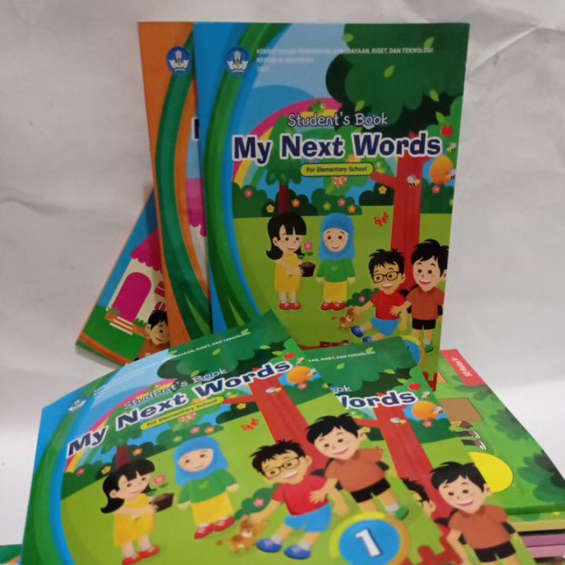 Jual buku kurikulum merdeka bahasa Inggris kelas 1 , student book, my next words, KURMER ...