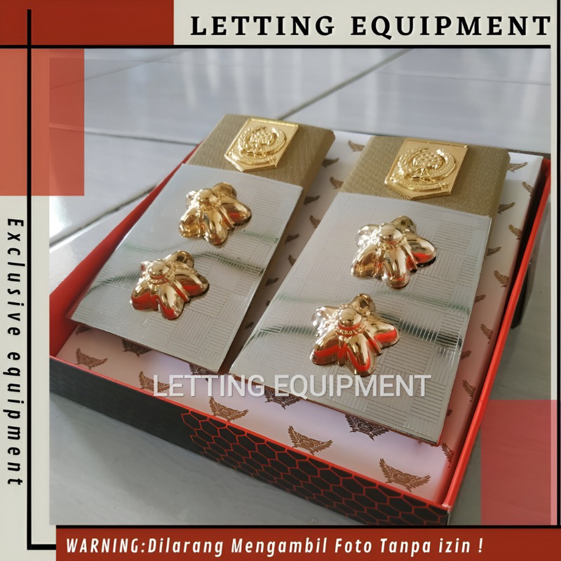 Jual Pangkat Kades Lurah pdh Motif Plat Besi logo Beringin Atribut PNS ...