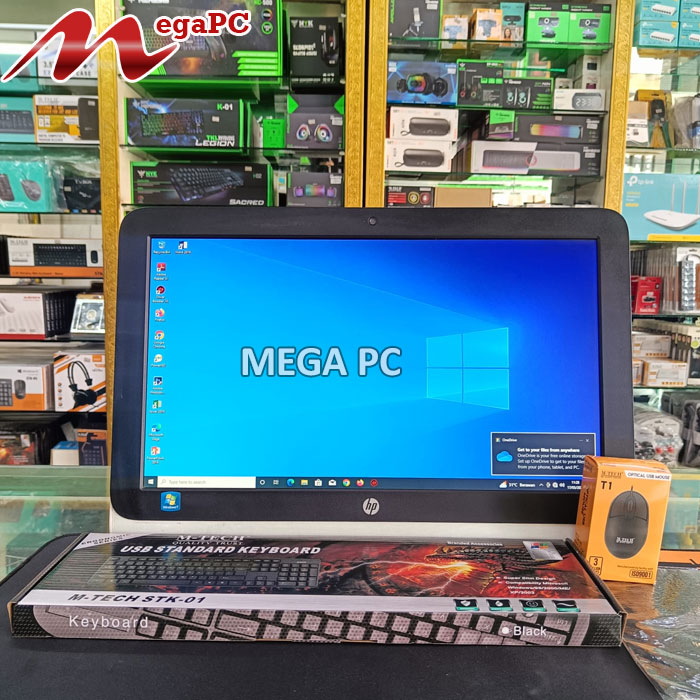 Jual PC ALL IN ONE HP 20 INCH - CORE I3 GEN 4 - RAM 4GB - SSD 256GB ...