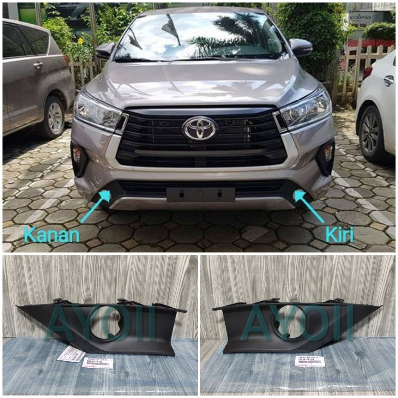 Jual Cover Foglamp Toyota Innova Reborn Facelift Tipe G Original ...