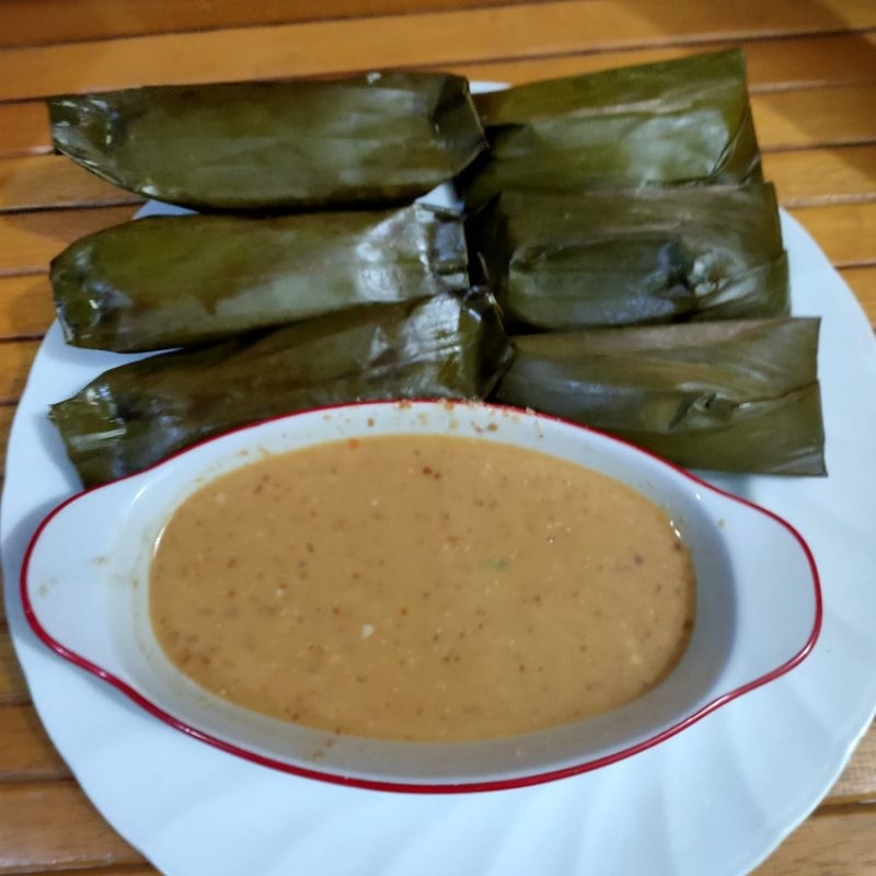 Jual lontong isi oncom / ayam sayur (10pc) | Shopee Indonesia