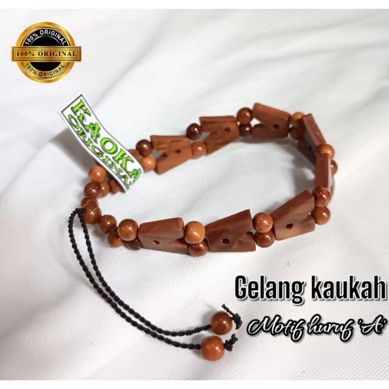 Jual Gelang kokka kaukah motif huruf A (ORIGINAL KAUKAH) | Shopee Indonesia