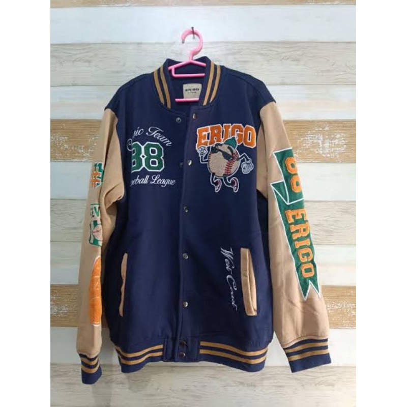 Jual Erigo Varsity Jacket Bekas | Shopee Indonesia