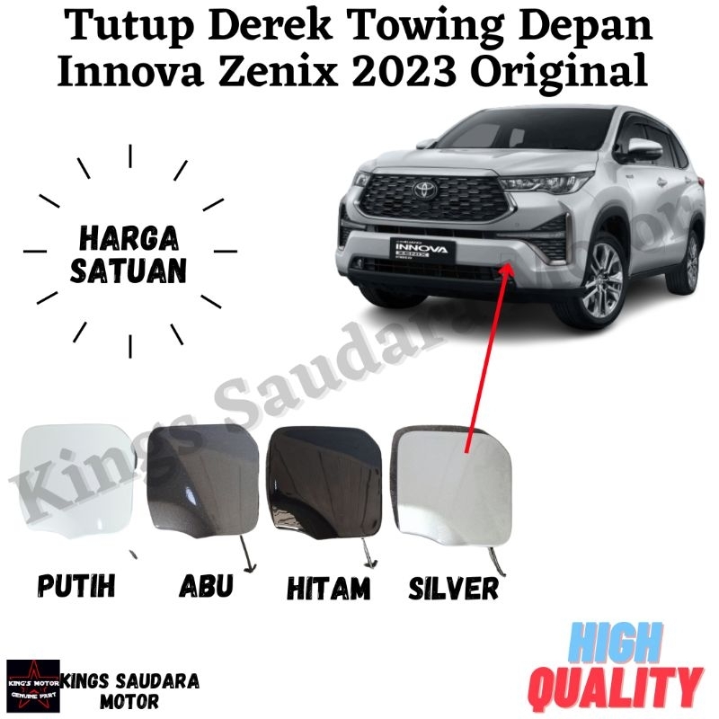 Jual Tutup Derek Towing Depan Innova Zenix 2023 Original | Shopee Indonesia