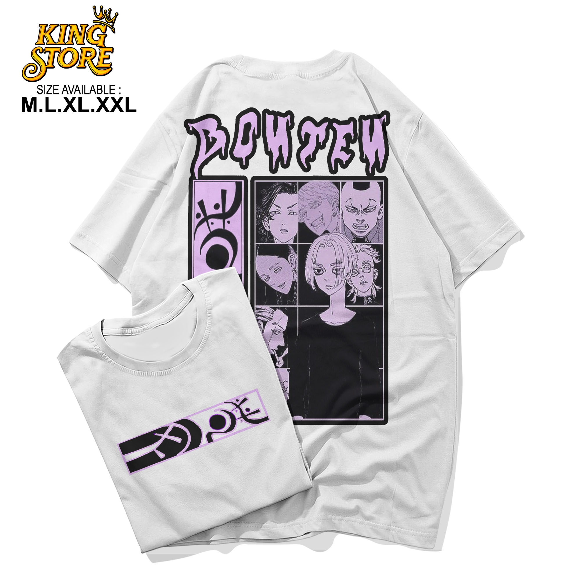 Jual KAOS ANIME TOKYO REVENGERS BONTEN MAFIA MIKEY LOGO /BAJU ANIME ...