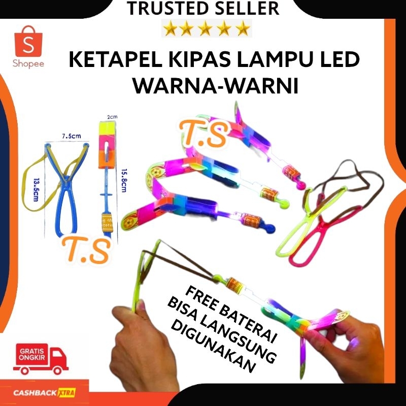 Jual Mainan Anak Ketapel Menyala Lampu Led Slepetan Kincir Angin Viral ...
