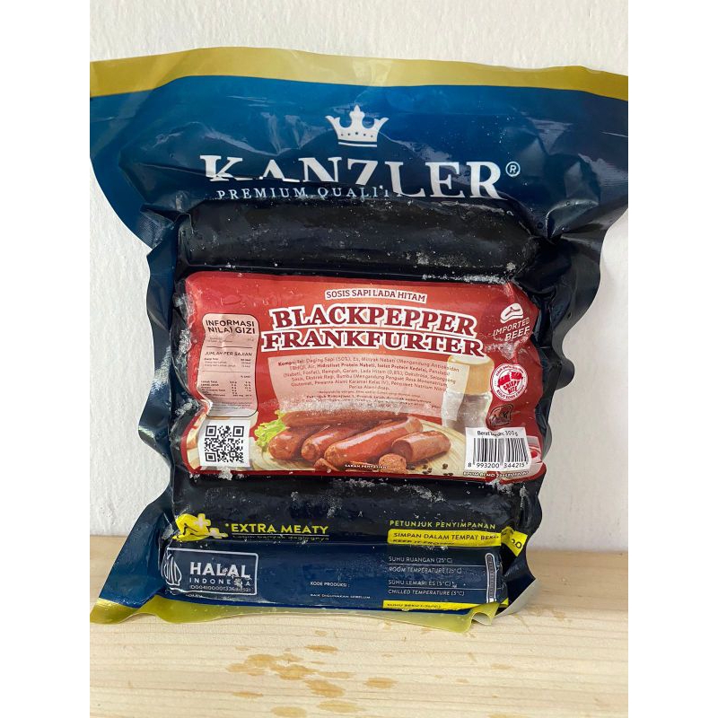 Jual Kanzler Blackpepper Frankfurter 300g | Shopee Indonesia