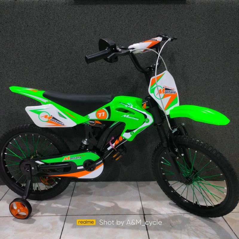 Jual Sepeda Anak 18 inchi BMX Montana Cross trail sepeda BMX model ...