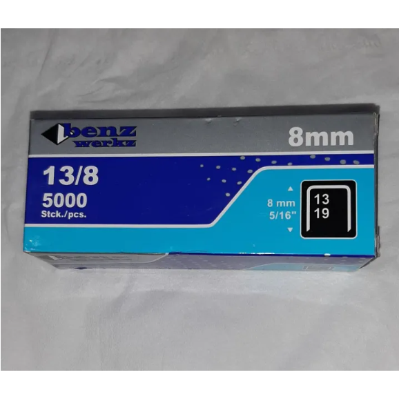 Jual ISI STAPLES GUN Tacker 1319 5/16 ukuran 8mm | Shopee Indonesia
