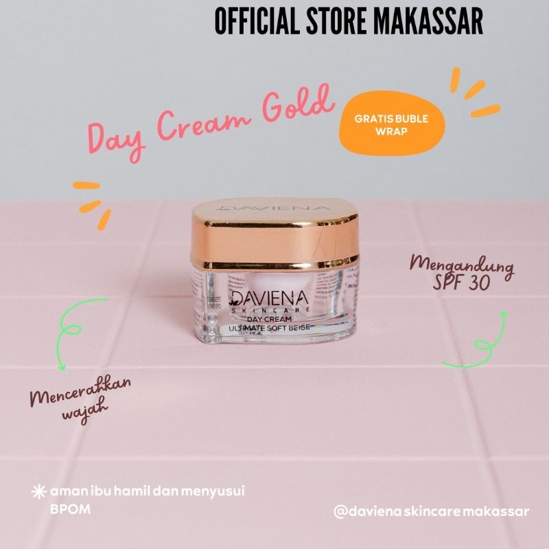 Jual Day Cream Gold Series Daviena Skincare | Shopee Indonesia