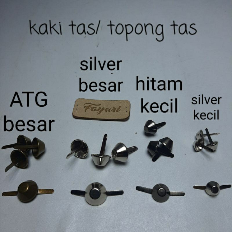 Jual Kaki Tas/ topong 1 set (4 pieces) | Shopee Indonesia
