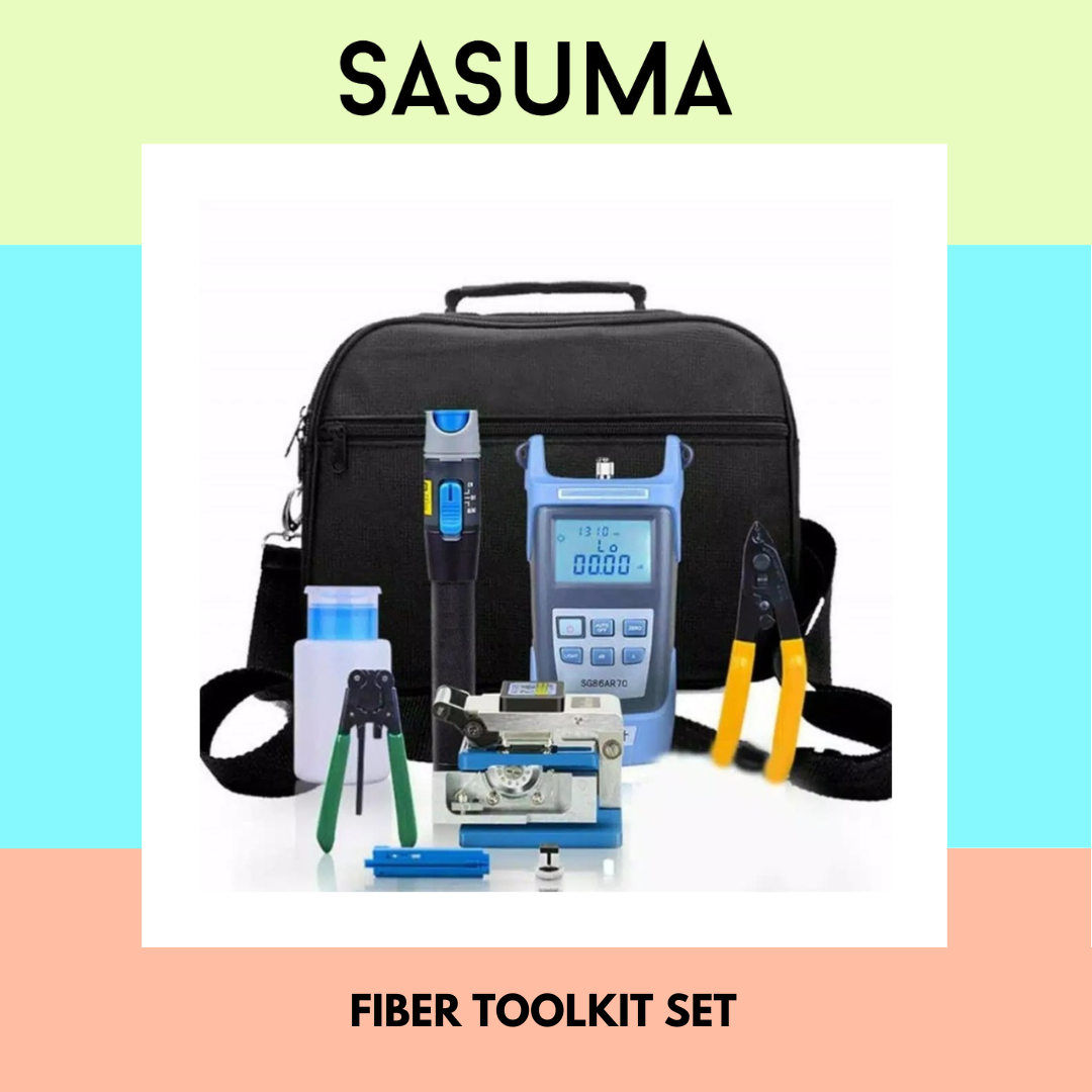 Jual SASUMA FTTH Tool Kit SET Lengkap OPM VFL Cleaver FO Fiber Optik ...
