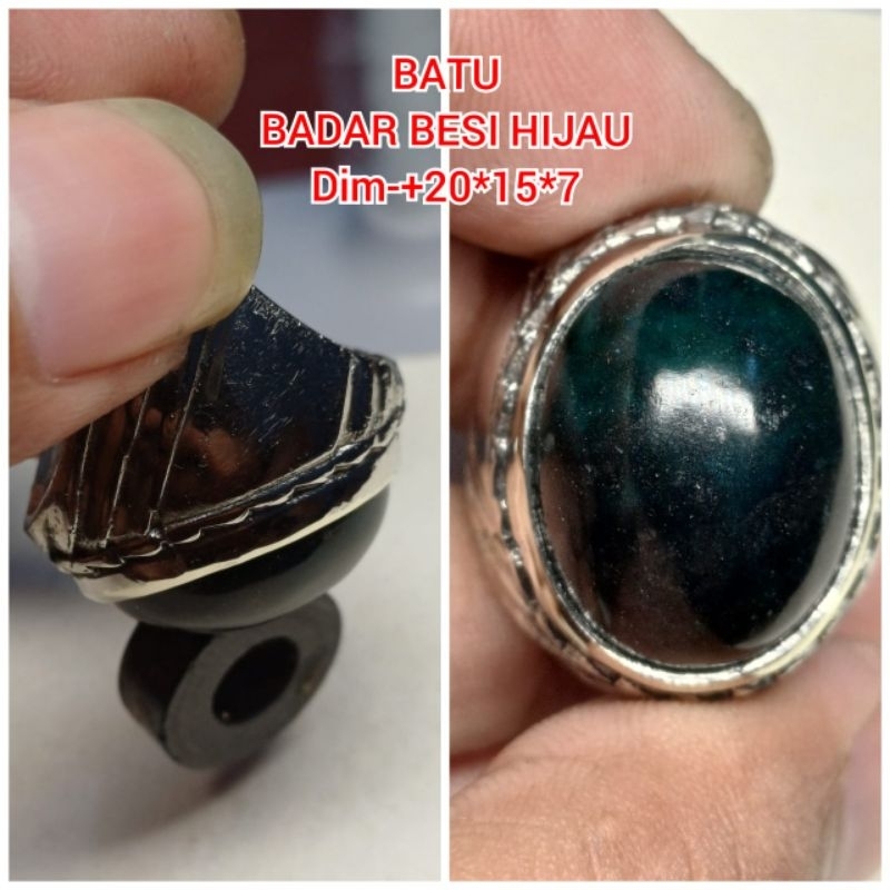 Jual BATU BADAR BESI HIJAU NEMPEL MAGNET NATURAL 01 | Shopee Indonesia