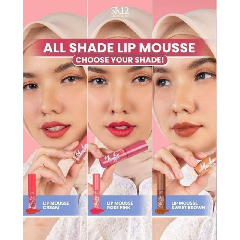 Jual Lip Mousse SR12 Lipstik Matte Non Paraben Bikin Bibir Lembab dan ...