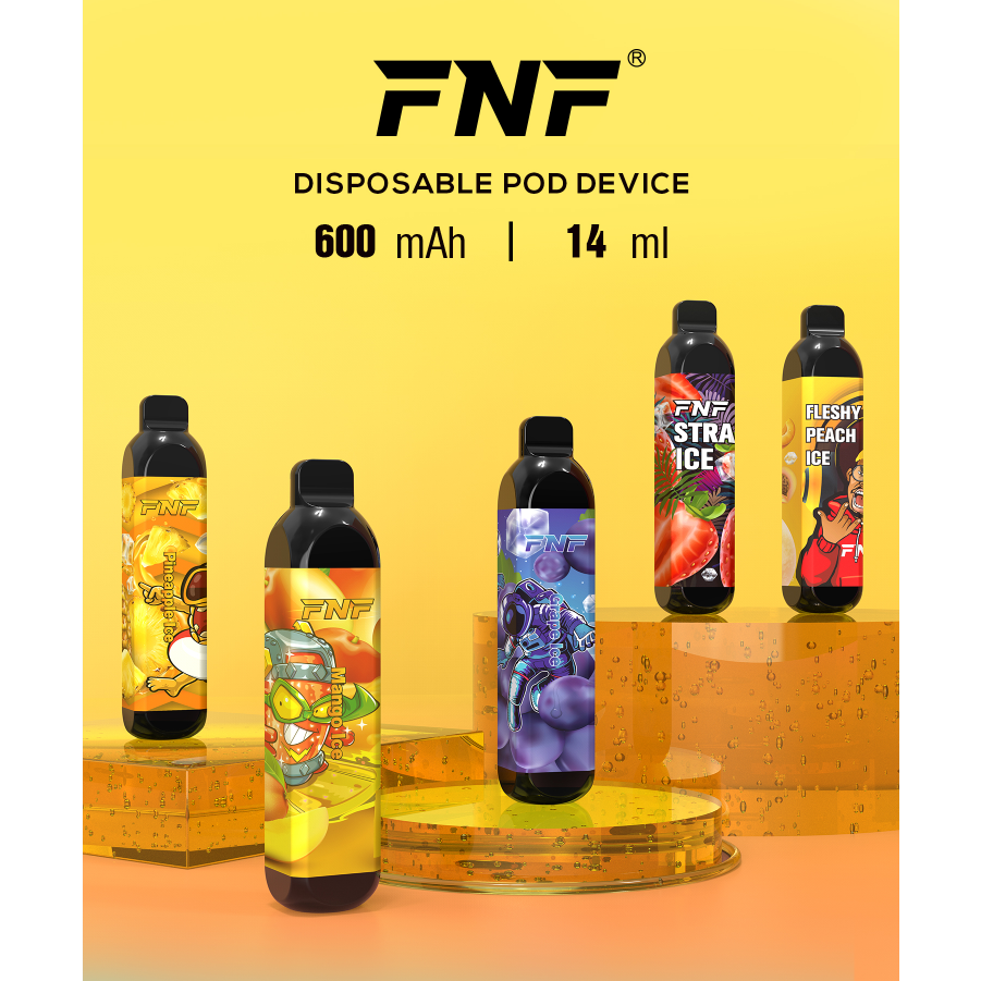 Jual FNF Type-C Disposable Pods 4500 Puffs Grape Ice Flavor Vape Plus ...