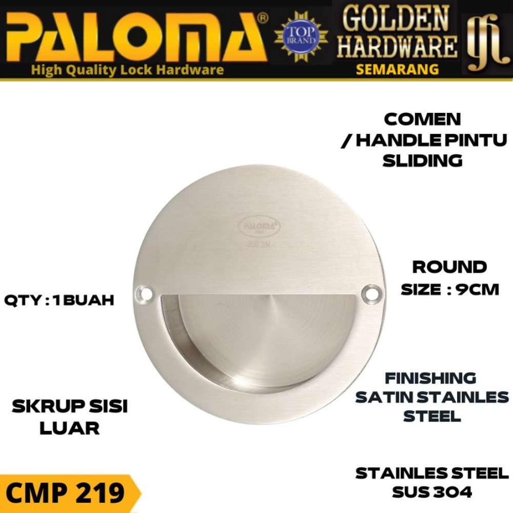 Jual PALOMA CMP 219 HANDLE PINTU SLIDING COMEN HANDEL TANAM GESER ...