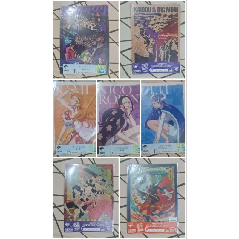 Jual Visual Sheet One Piece Wano Osoba Mask Yamato Sanji Luffy Nami ...