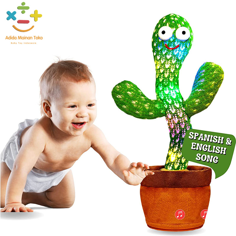 Jual Adida Toys 5in1 Cactus Toy Boneka Pintar Kaktus Dancing Cactus ...