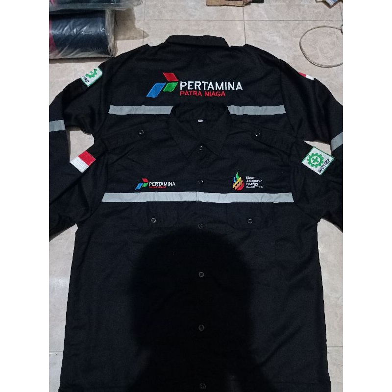 Jual Baju kerja seragam wearepack lengan pendek Custom Bordil American ...