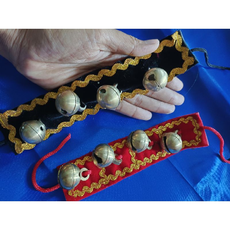Jual gongseng gelang kaki klinting kain 4klinting | Shopee Indonesia