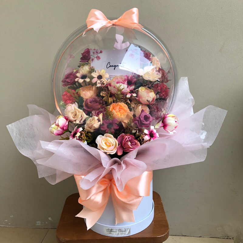 Jual bloom box baloon artificial exclusive design grand opening ...