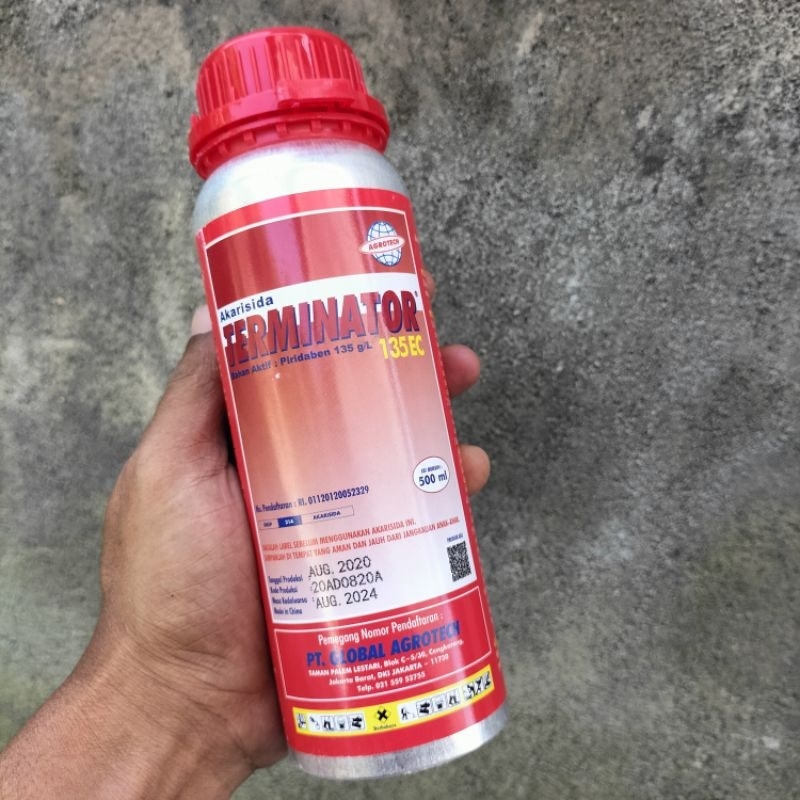 Jual Akarisida / Insektisida Terminator 135 Ec 500ml Pembasmi Hama ...