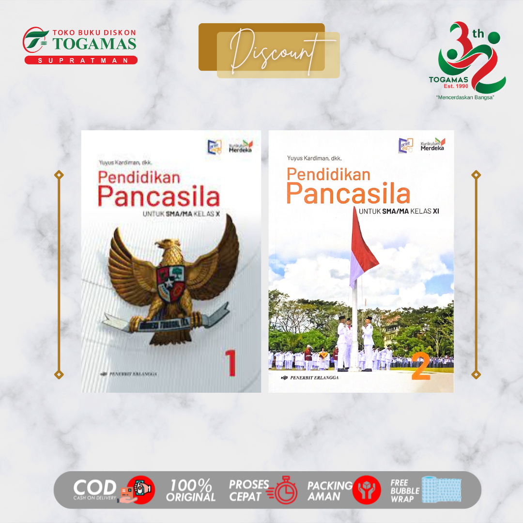 Jual PENDIDIKAN PANCASILA SMA X JL1 // XI JL2 KURIKULUM MERDEKA - YUYUS KARDIMAN DKK | Shopee ...