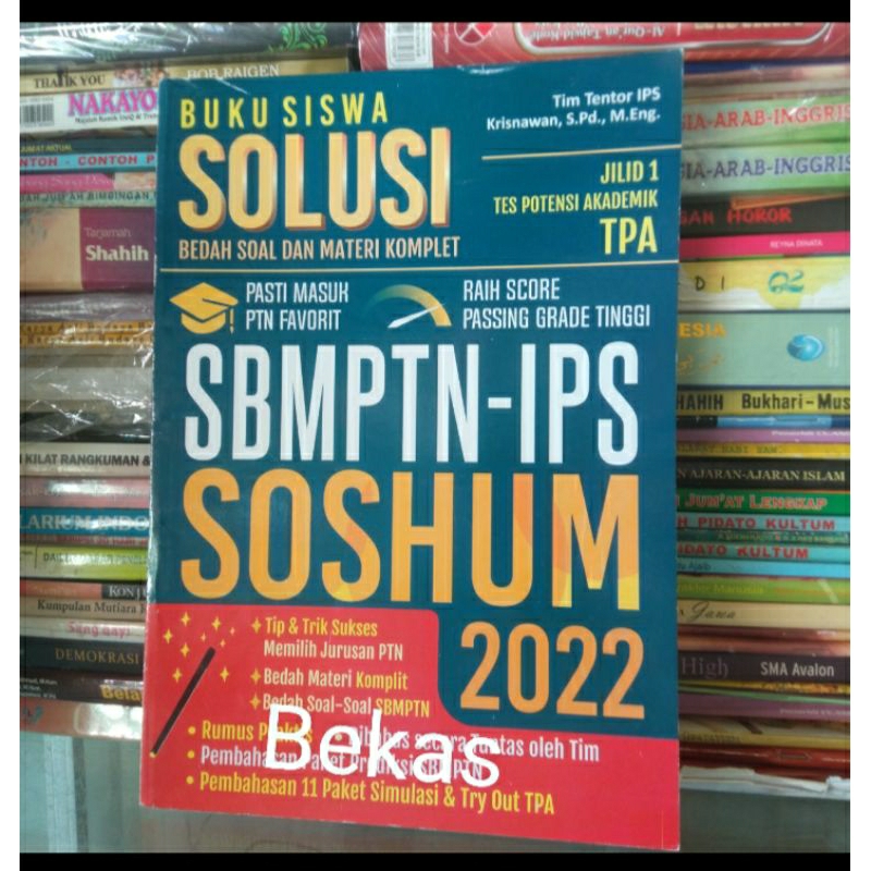 Jual Buku Siswa Solusi SBMPTN IPS SOSHUM 2022 Penerbit Andi | Shopee ...