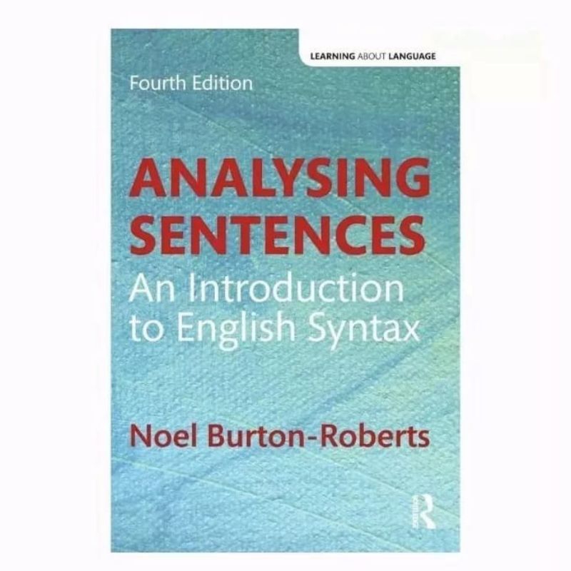 Jual Analysing Sentences An Introduction to English Syntax ( English ...