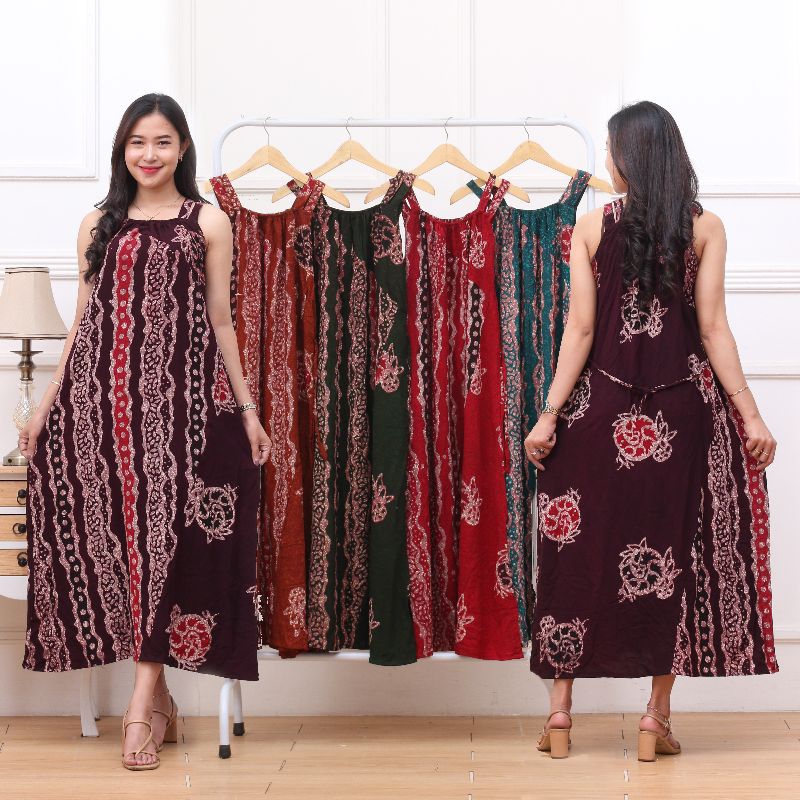 Jual Daster longdres tanpa lengan yukensi CAP (KAIN RAYON TEBAL ...