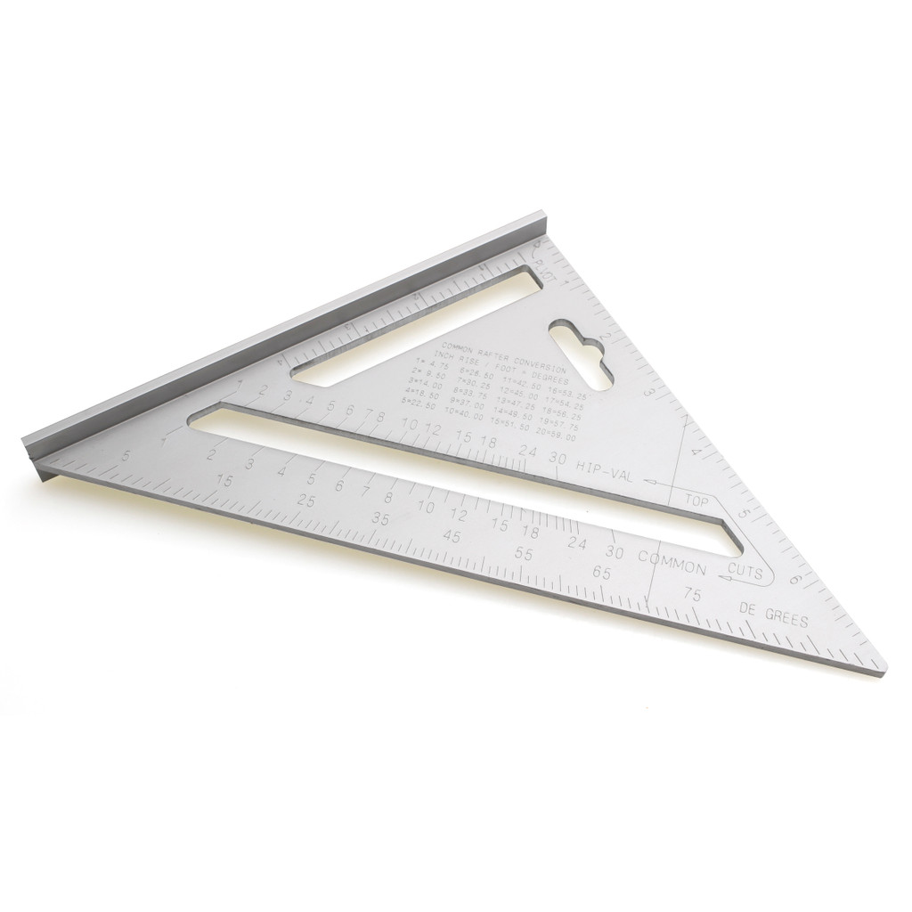 Jual Penggaris Siku Segitiga WoodWorking 7“ / Speed Square 7 ...