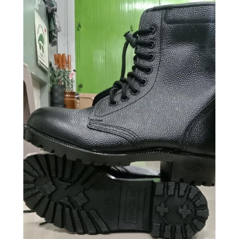 Jual sepatu PDL kulit jeruk Jatah TNI | Shopee Indonesia