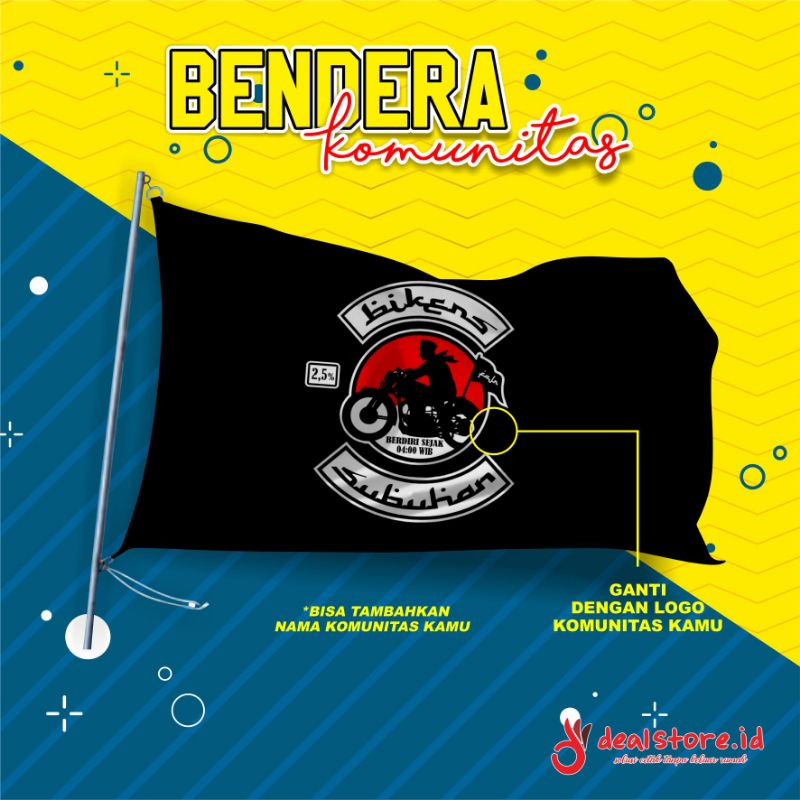Jual Bendera Giant Flag Besar Custom Untuk Komunitas, Suporter, Atau ...