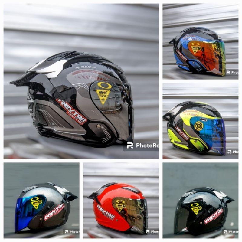Jual HELM MODEL NHK R1,MEREK GAG DOBLE VISOR PAKET GANTENG, DAPT 2 KACA ...