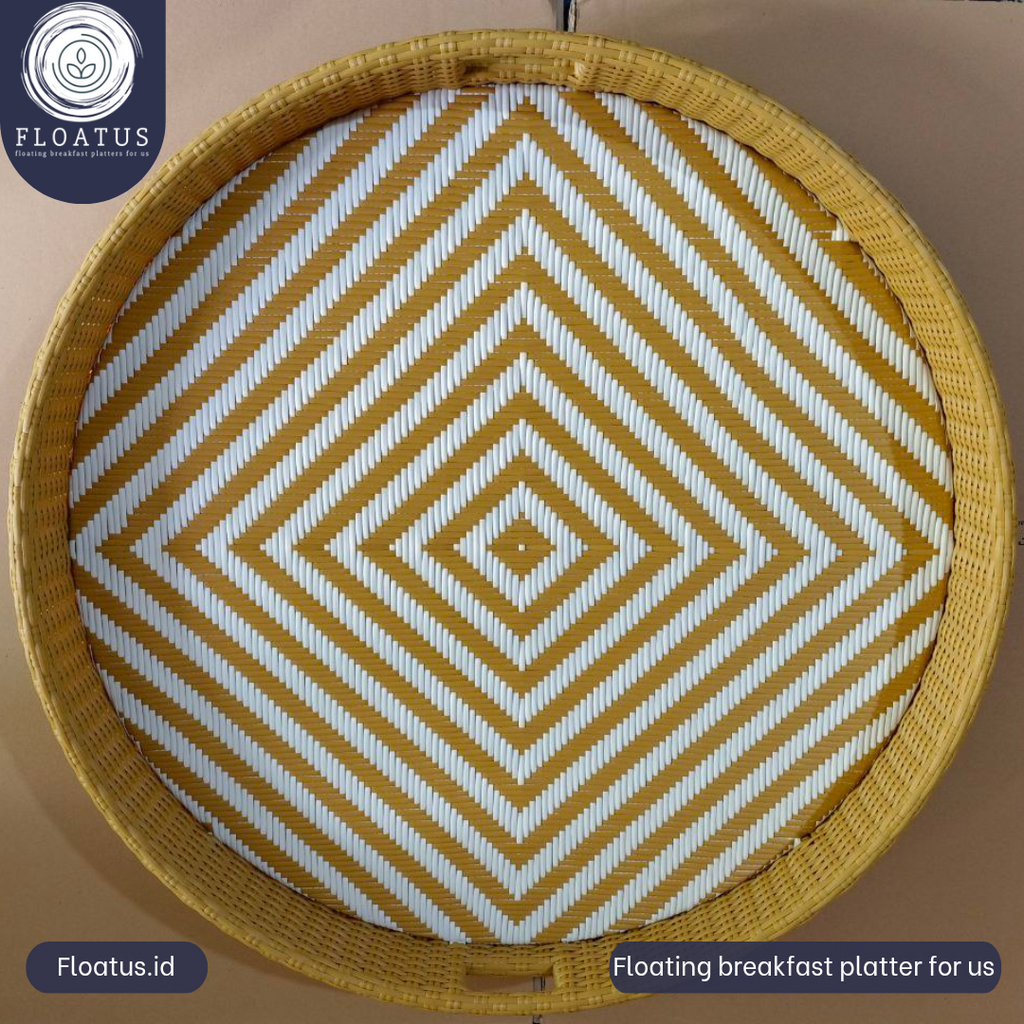 Jual Legong Mix Colour Floating Tray White In Beige | Floating ...