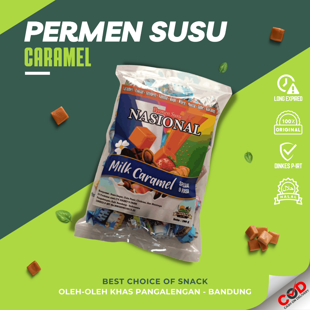 Jual Permen Jadul Susu Sapi Caramel Makanan Ringan Oleh-Oleh Khas ...
