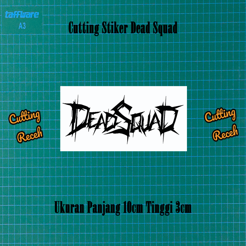 Jual Stiker Cutting Musik Band Dead Squad | Shopee Indonesia