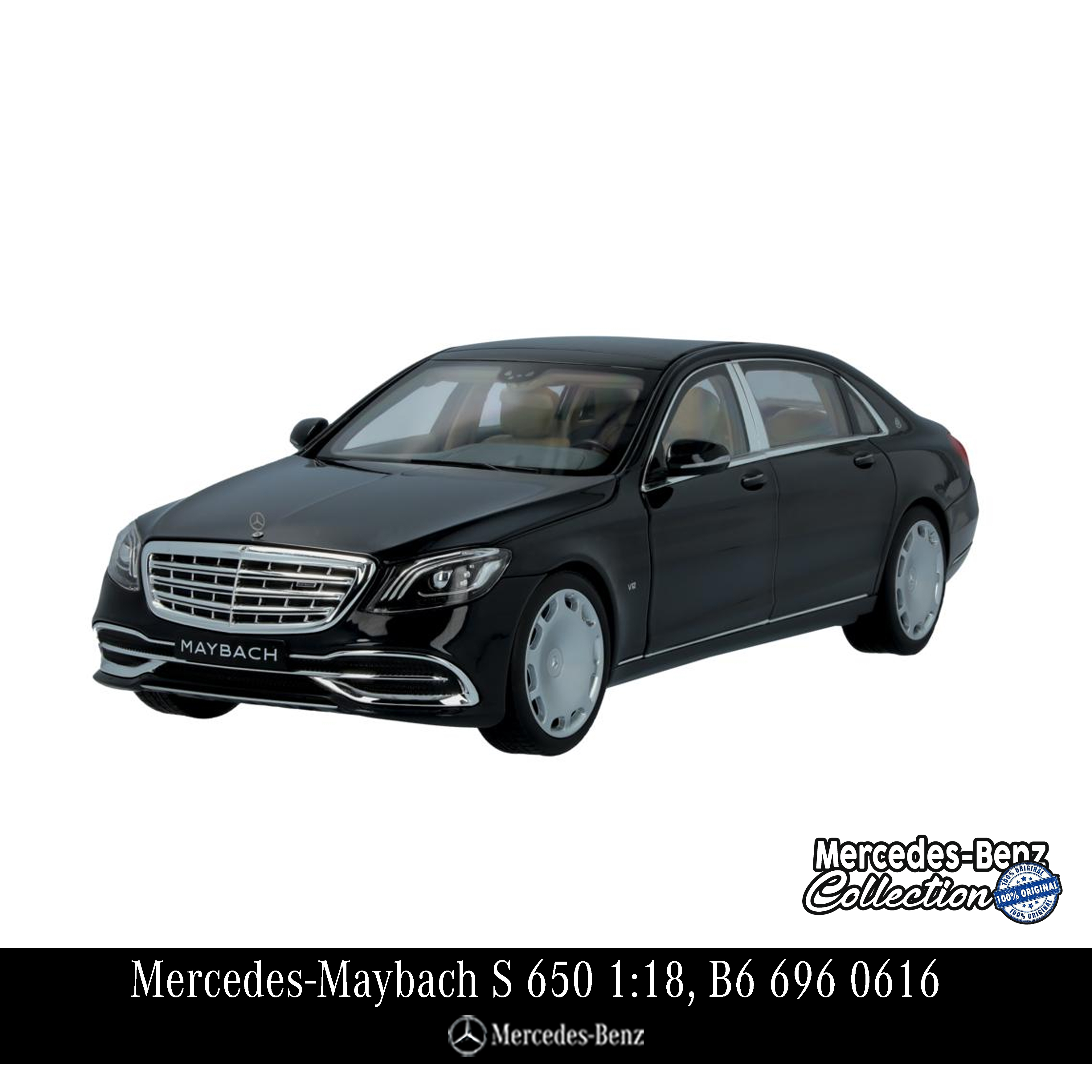 Jual Mercedes-Maybach S 650 1:18, B6 696 0616, Mercedes-benz collection ...